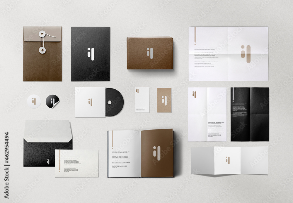 Corporate IDentity Product Mockup Set Stock Template | Adobe Stock