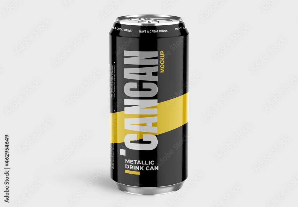 Soda Can Mockup Layout Stock Template | Adobe Stock