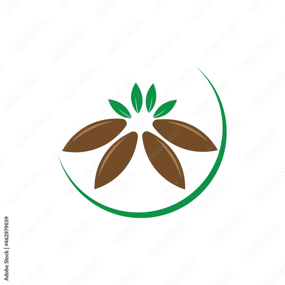 cassava icon logo vector Stock Vector | Adobe Stock