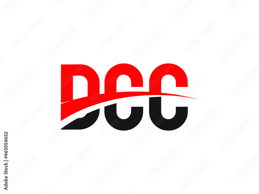 DCC Letter Initial Logo Design Vector Illustration Stock Vector | Adobe ...