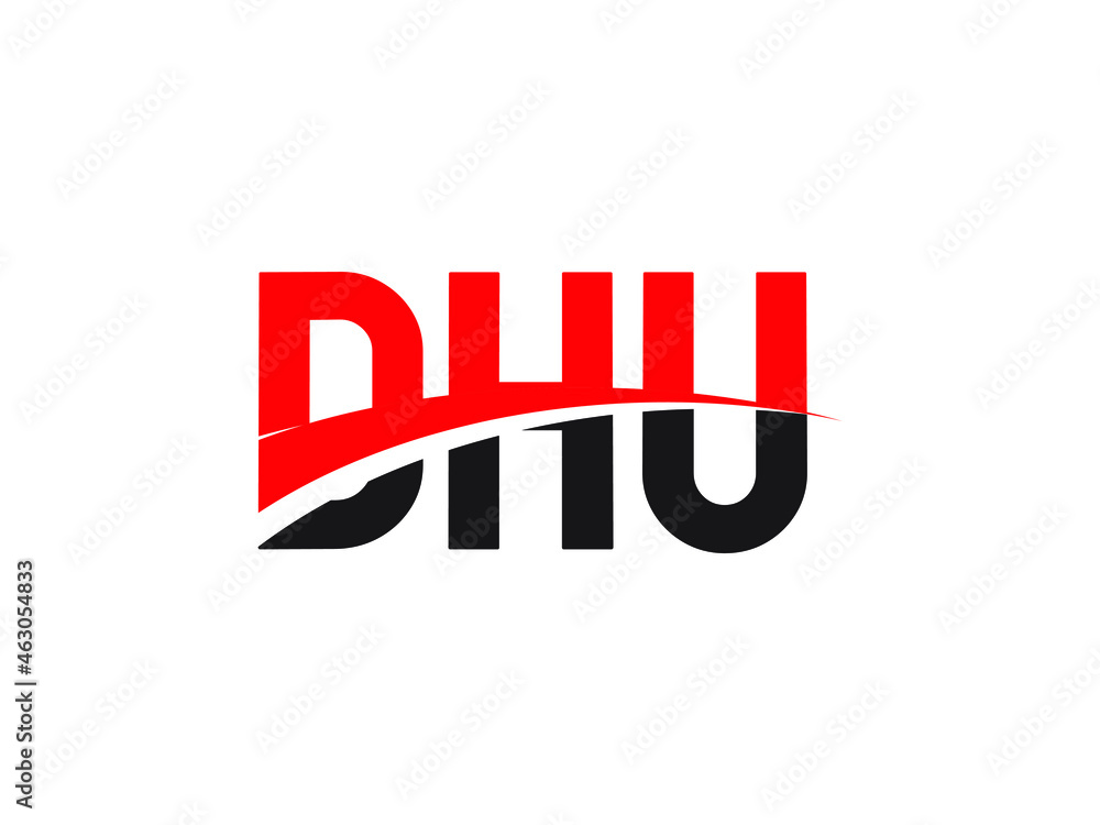 DHU Letter Initial Logo Design Vector Illustration Stock Vector | Adobe ...