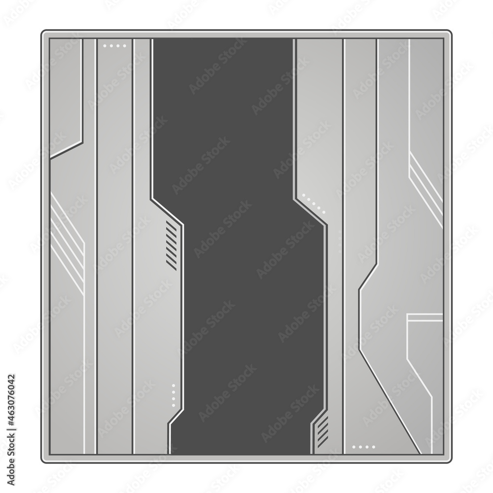 Futuristic gate design Stock Vector | Adobe Stock