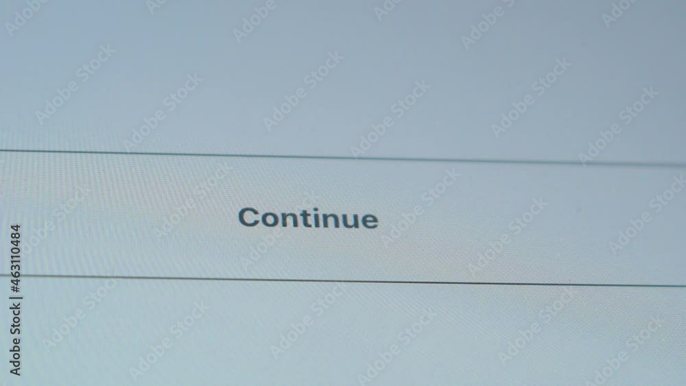 Continue on the device screen when installing the application ...
