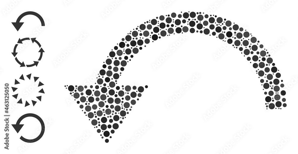 Circle mosaic rotate ccw. Vector mosaic is based on rotate ccw icon ... Circle mosaic rotate ccw. Vector mosaic is based on rotate ccw icon ...