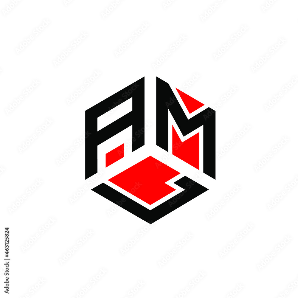 AML letter logo design on white background.AML creative initials letter ...