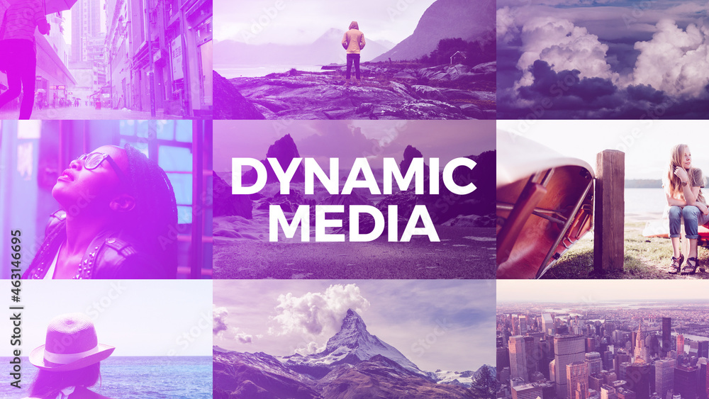Dynamic Sliding Media Intro Stock Template | Adobe Stock