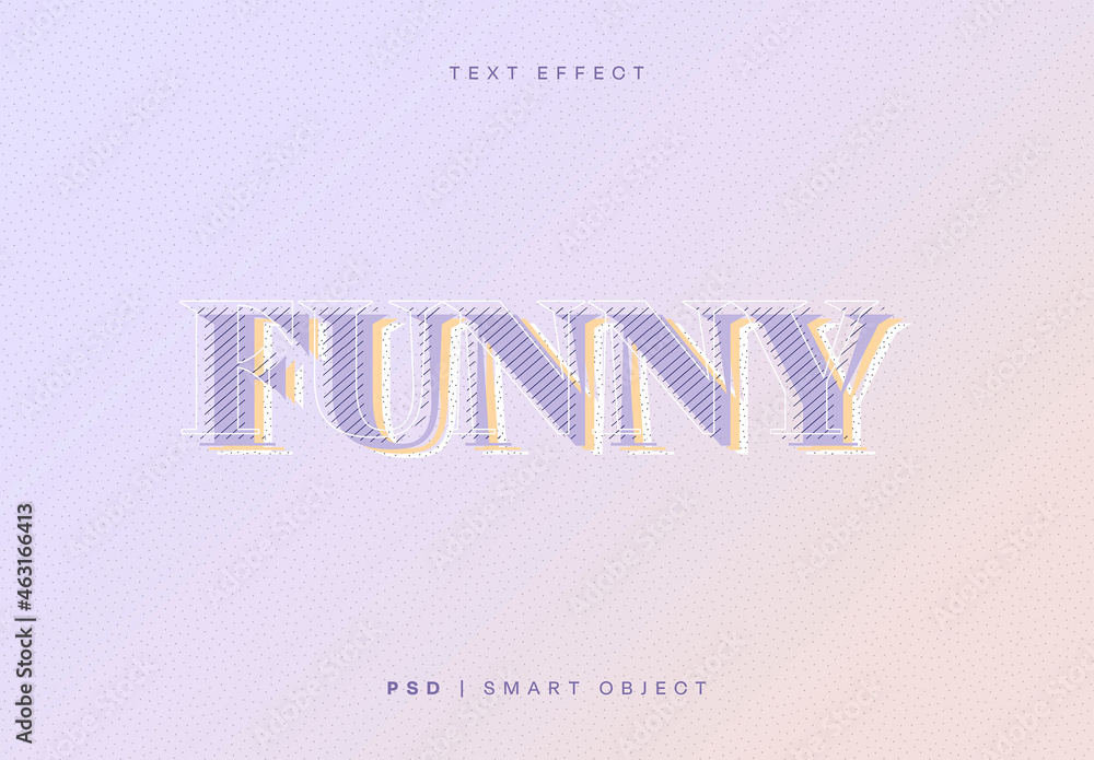 Funny Text Effect Mockup Stock Template | Adobe Stock