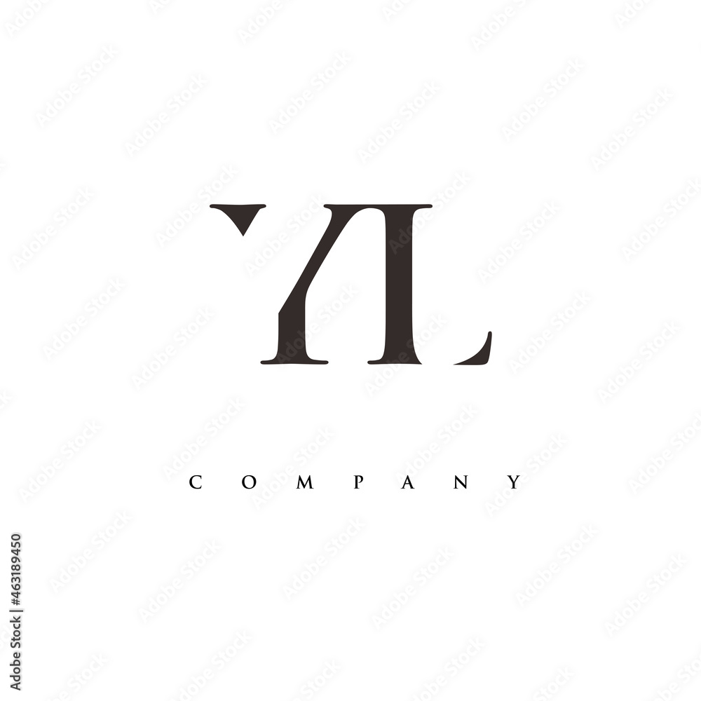 initial YL logo design vector Stock Vector | Adobe Stock