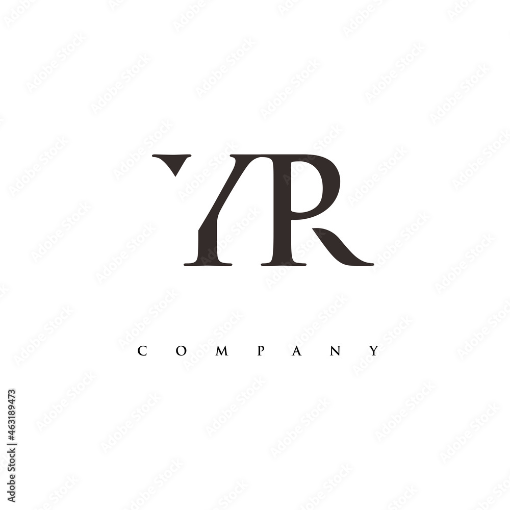 initial YR logo design vector Stock Vector | Adobe Stock