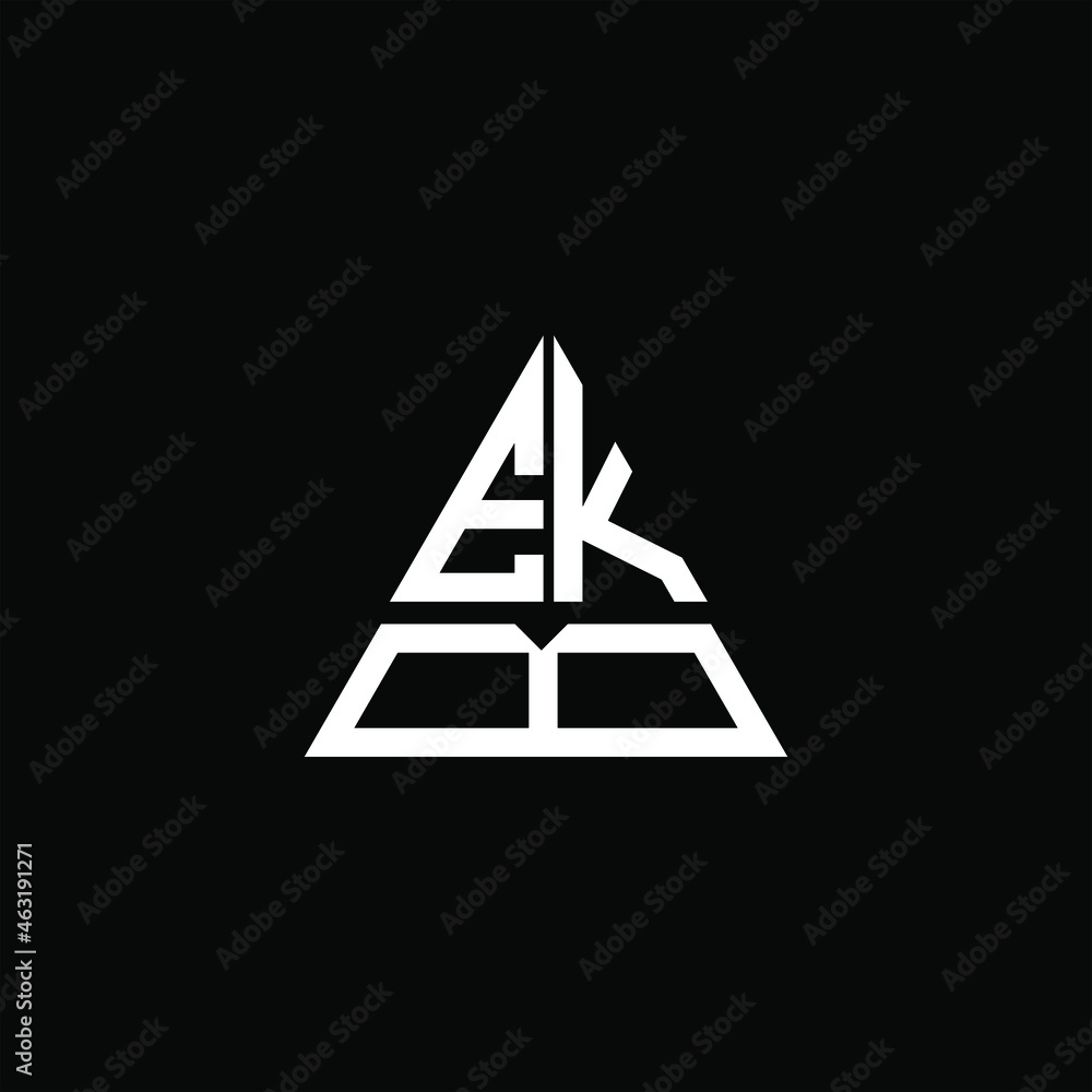 EKB letter logo creative design. EKB unique design Stock Vector | Adobe ...