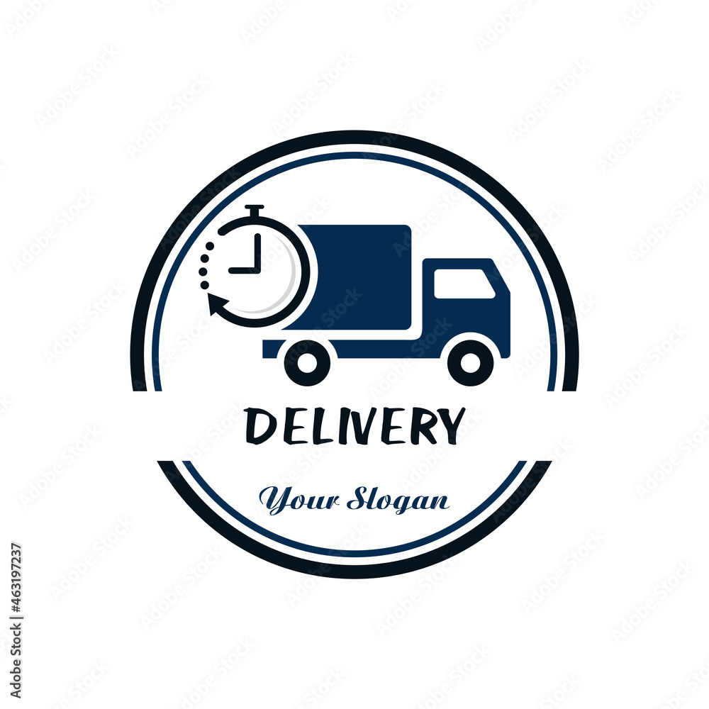 restaurant logo , delivery logo vector Stock Vector | Adobe Stock