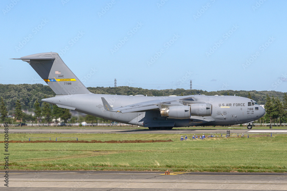 Tokyo, Japan-June 29, 2018: US Air Force (USAF) Boeing C-17A ...