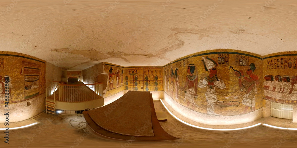 The tomb of the boy-king Tutankhamun Nebkheperure 'Burial chamber ...