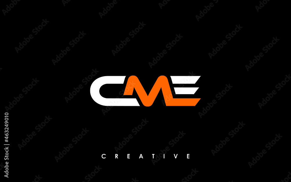 CME Letter Initial Logo Design Template Vector Illustration Stock ...