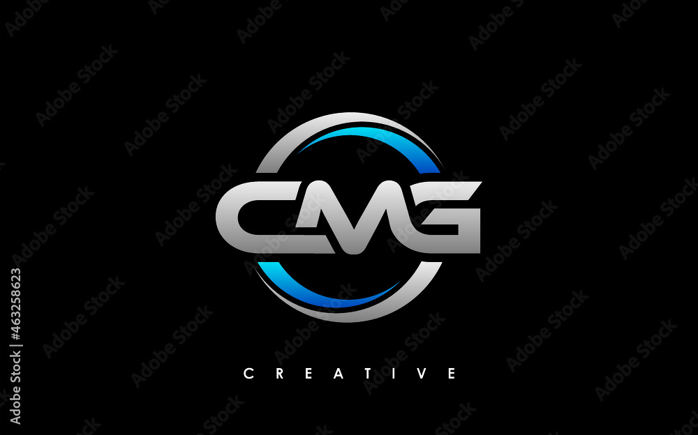 CMG Letter Initial Logo Design Template Vector Illustration 素材庫向量圖 ...