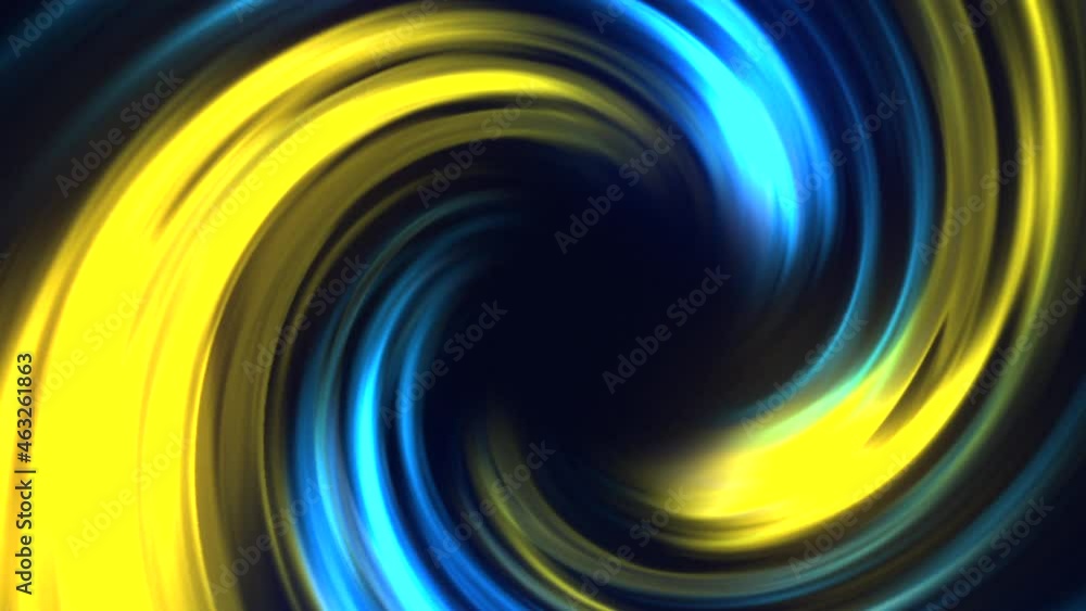 Futuristic spiral twirl, dreamy whirl spinning, colourful neon ...