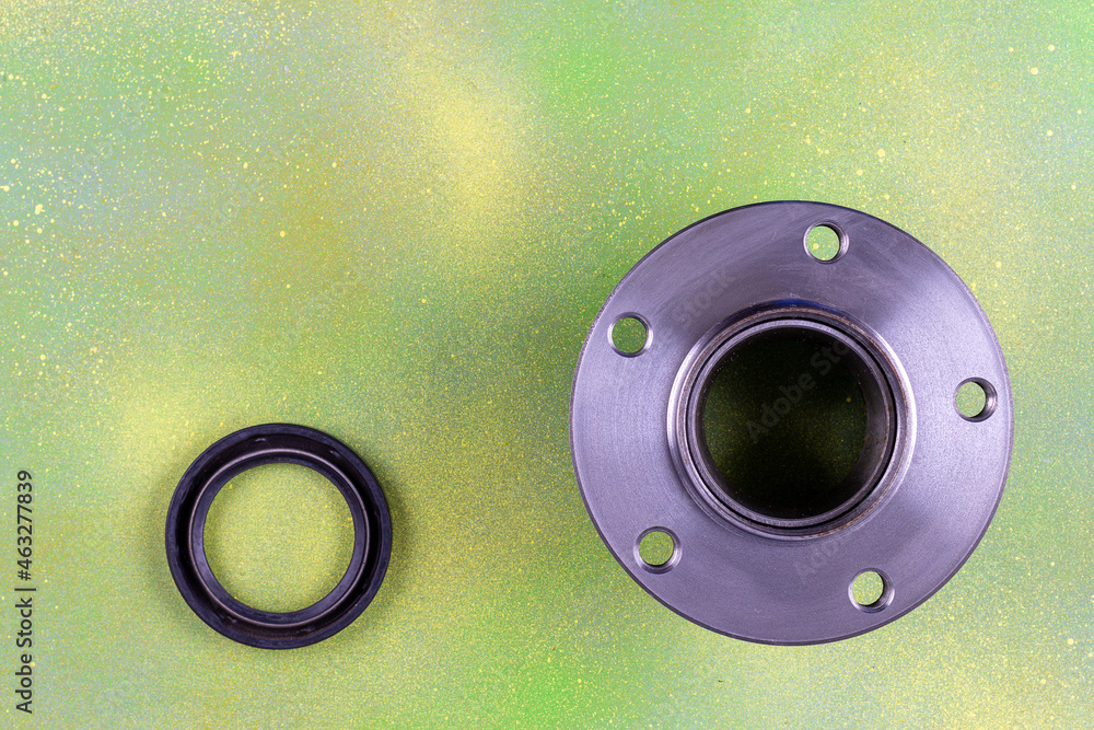 Automotive, spare parts, parts of assemblies and mechanisms, system blocks, on a creative ...