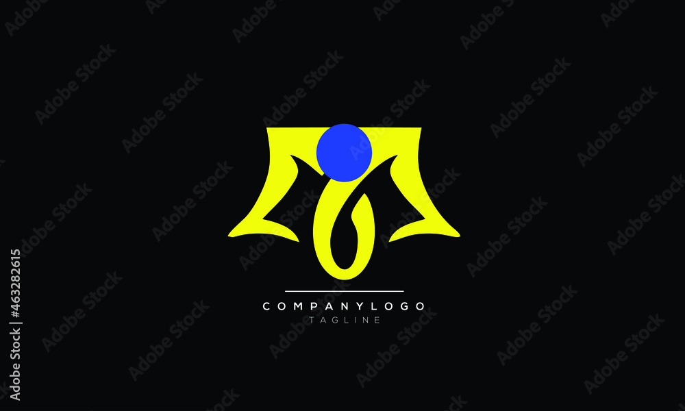 Alphabet letters Initials Monogram logo MI, MI INITIAL, MI letter Stock ...