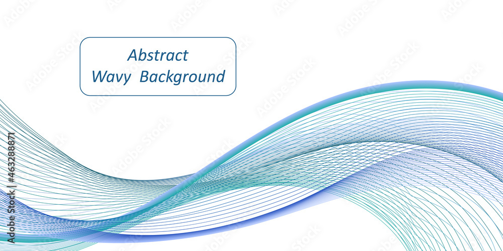 Blue wave swirl swoosh. Flowing sea water, abstract wavy background ...