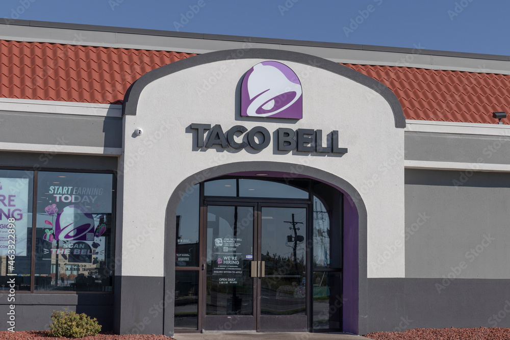 Taco Bell Retail Fast Food Location. Taco Bell is a Subsidiary of Yum ...