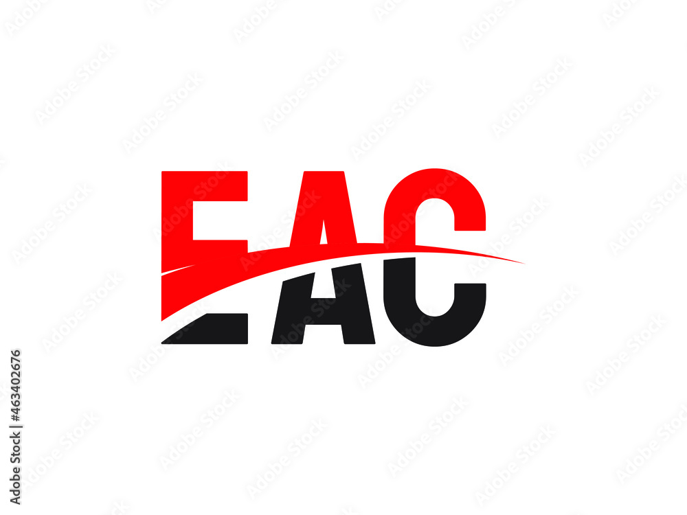 EAC Letter Initial Logo Design Vector Illustration Stock Vector | Adobe ...