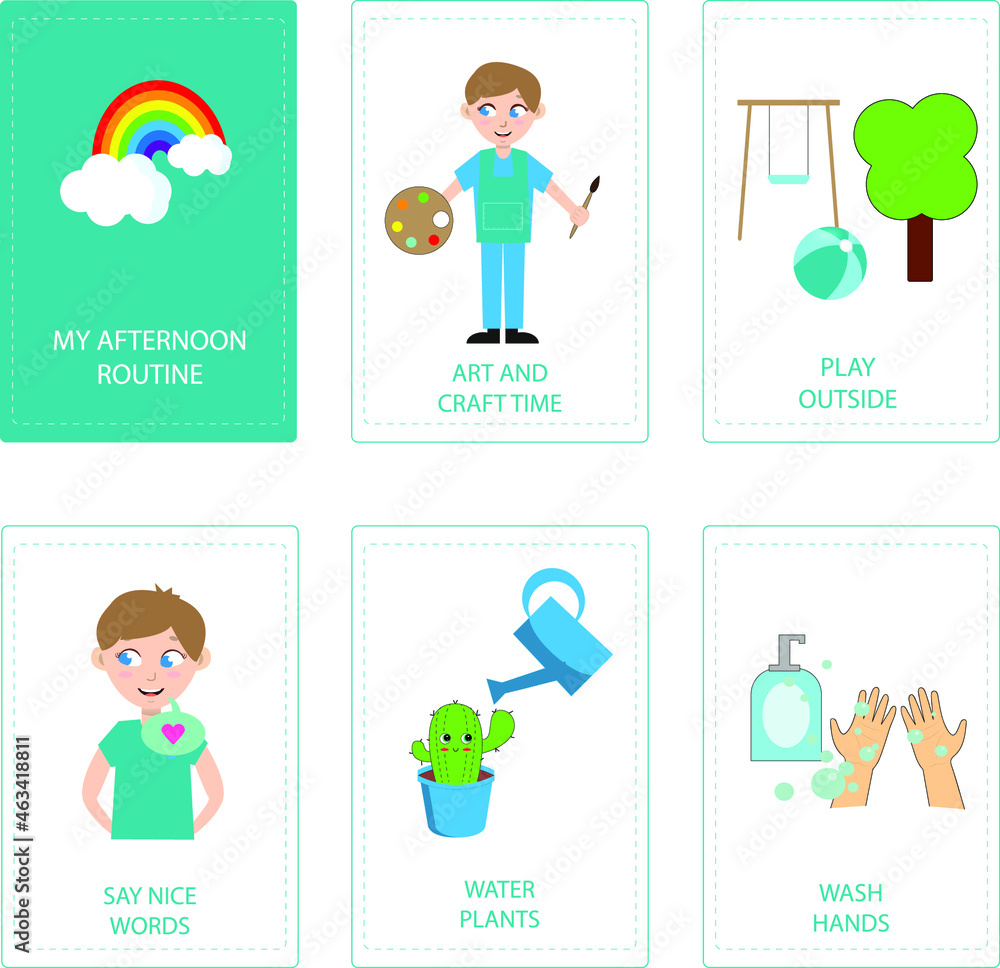 Afternoon routine boy. Kids Daily Routine, Chore Chart, Morning ...