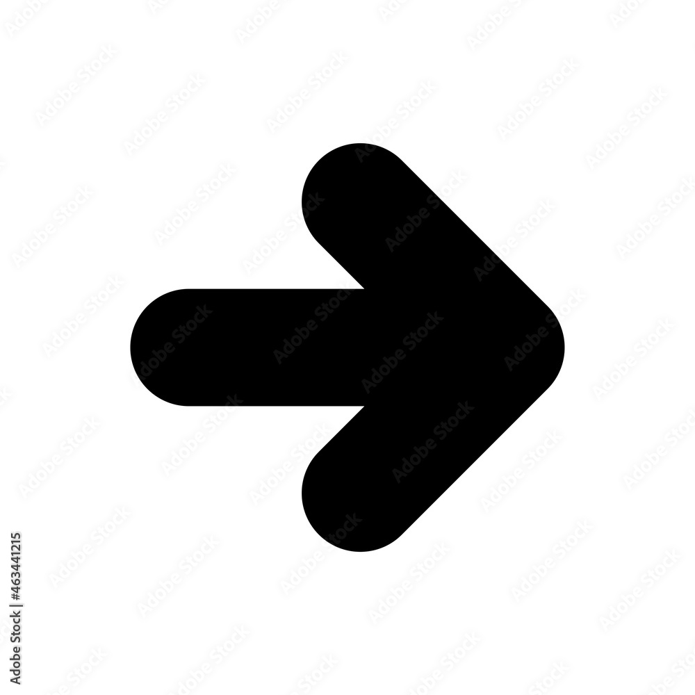 Direction next icon Stock Vector | Adobe Stock