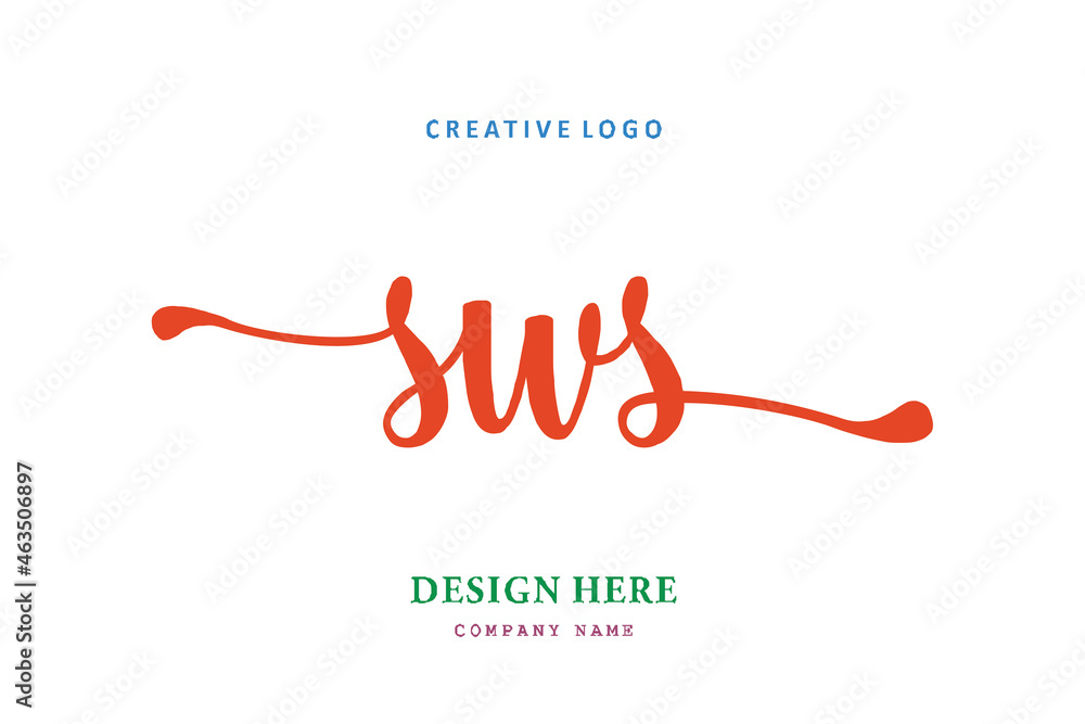 SWS lettering logo is simple, easy to understand and authoritative ...