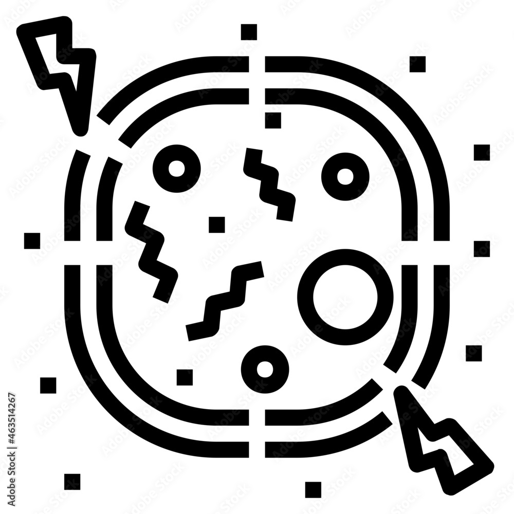 pulsed electric field icon Stock Vector | Adobe Stock