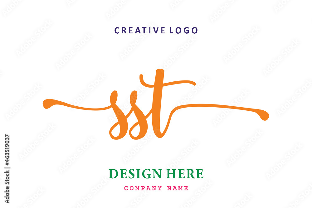 SST lettering logo is simple, easy to understand and authoritative ...
