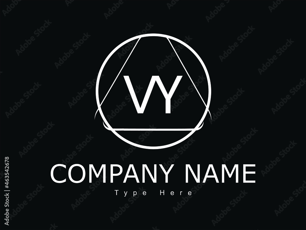 letter VY logo design template, Letter vy for logo company design ...