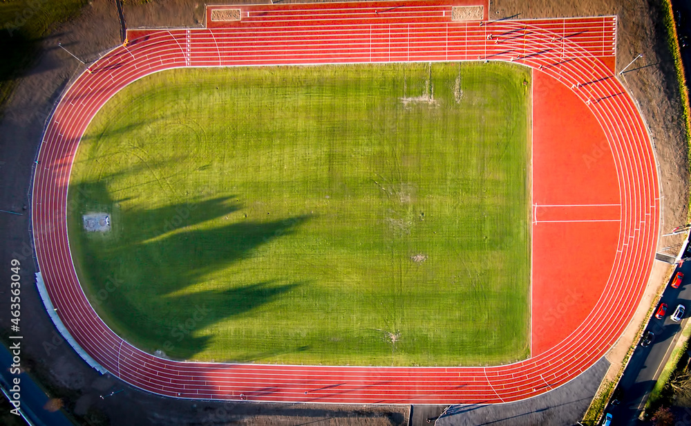 Running Track From Above