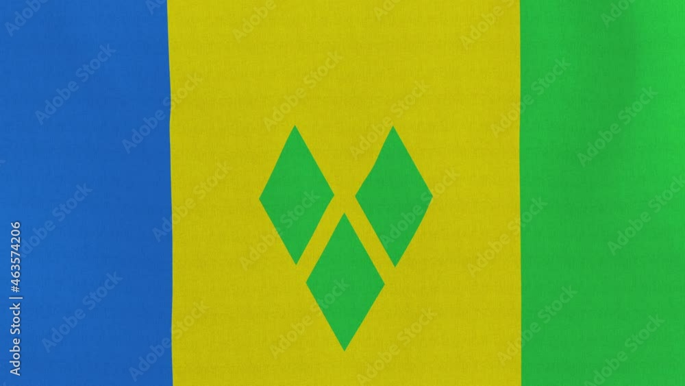 Loopable: Flag of Saint Vincent and Grenadines. St. Vincentian ...