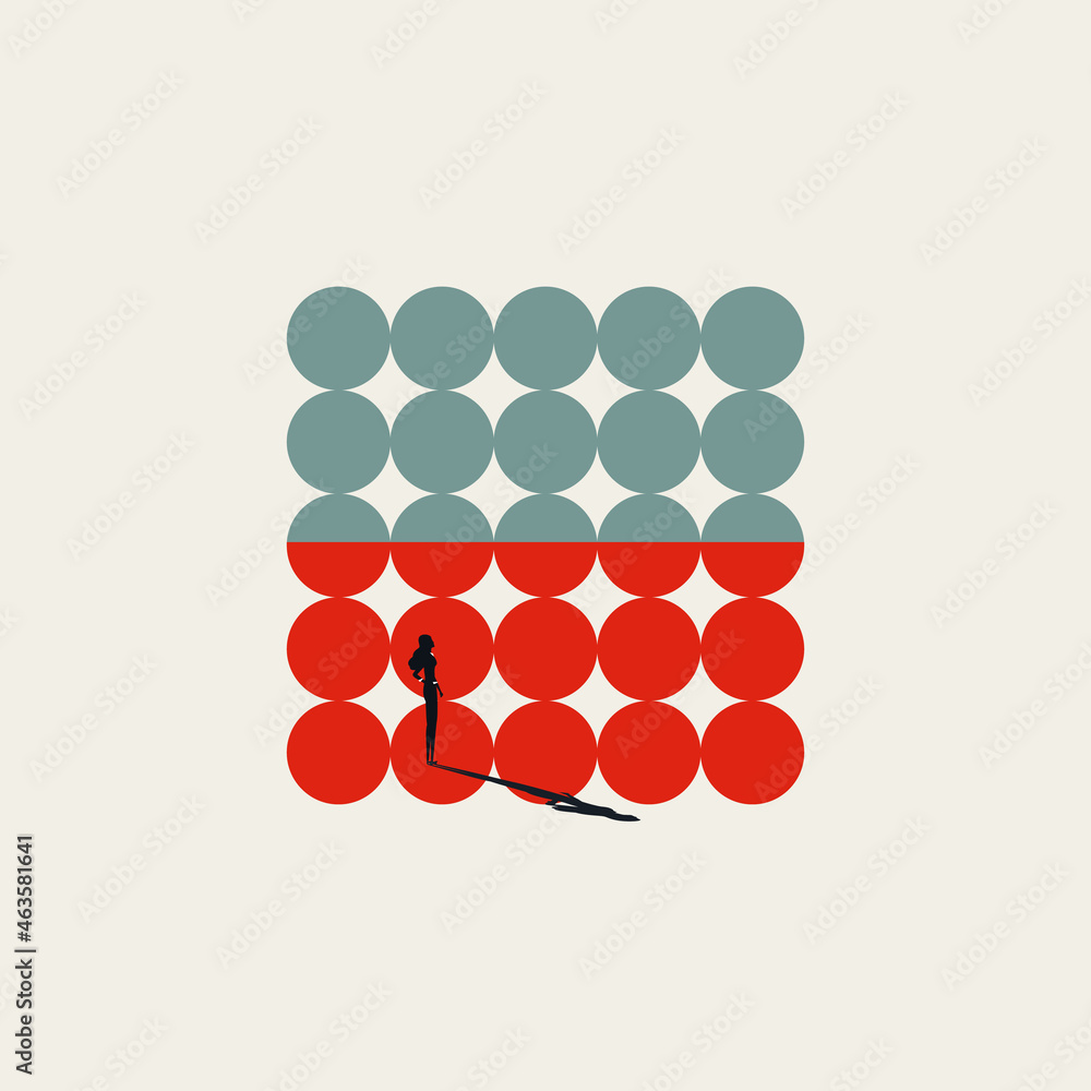 Business transformation vector concept. Symbol of change, innovation ...