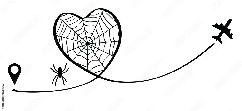Spiderweb pattern. Cartoon halloween party, october. Vector cobweb ...