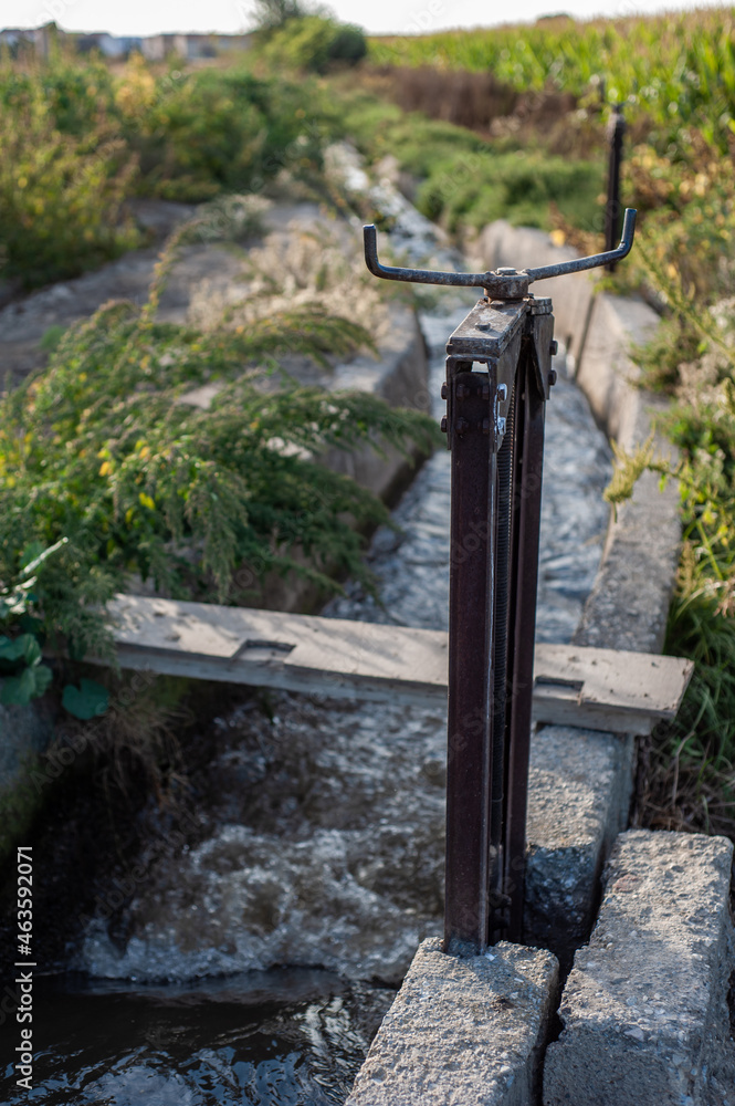 agriculture, beautiful, canal, concrete, cordillera, countryside, ditch ...