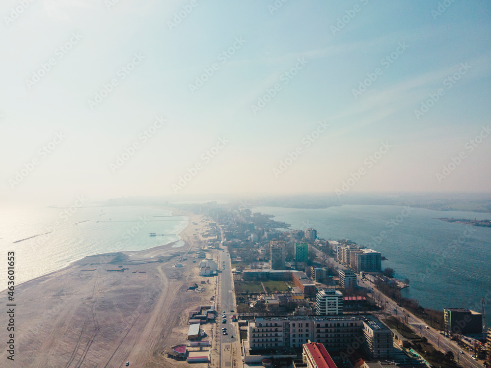 One of the most spectacular black sea beaches on Romania's map is ...