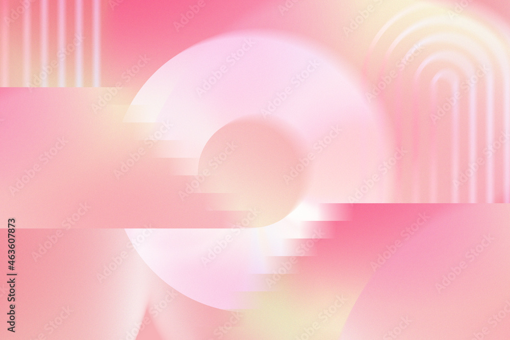 Abstract trendy 70s grainy gradient pastel pink background. Modern ...