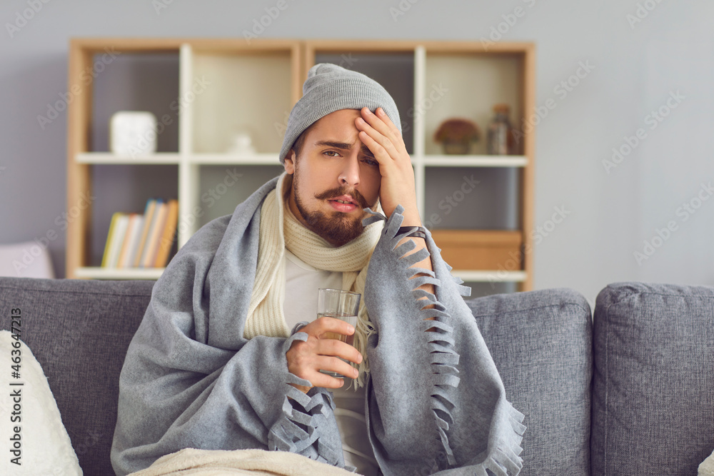 Isolated Sick Person