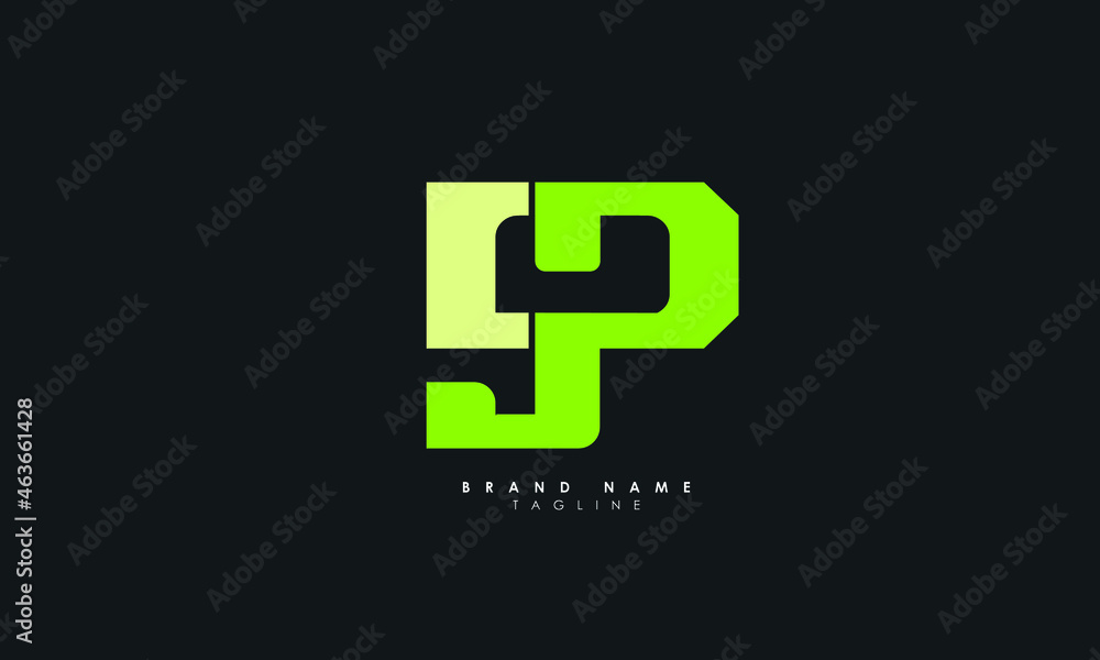 Alphabet letters Initials Monogram logo SP, PS, S and P Stock Vector ...