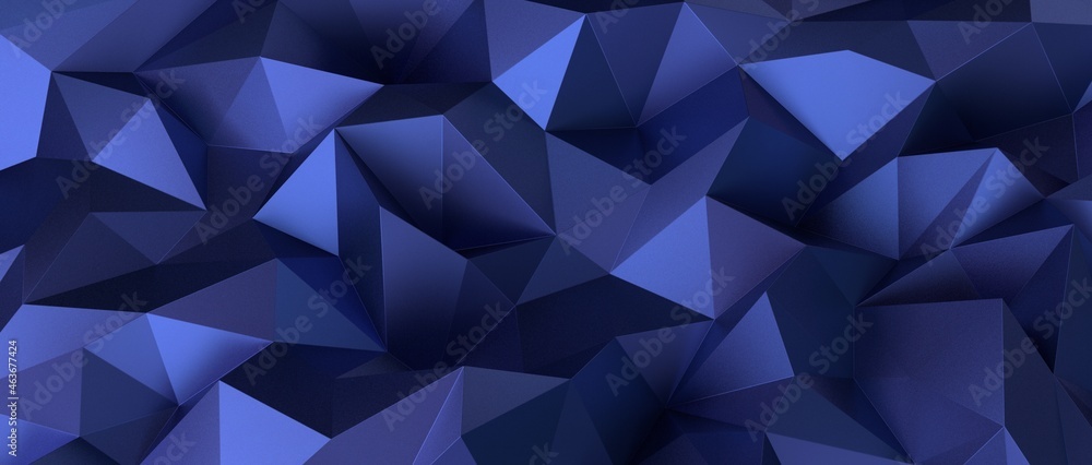 Geometric blue ice low poly background Stock Illustration | Adobe Stock