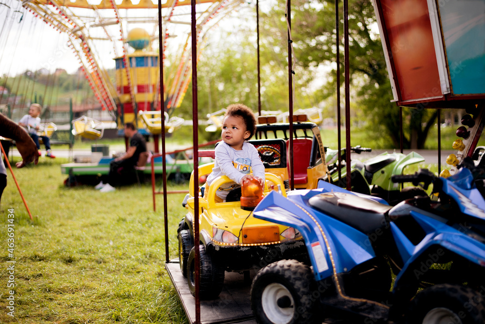 Amusement Park Stock Photo | Adobe Stock