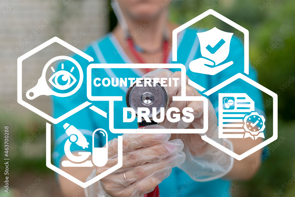 Medical and pharmaceutical concept of counterfeit drugs. Counterfeits ...