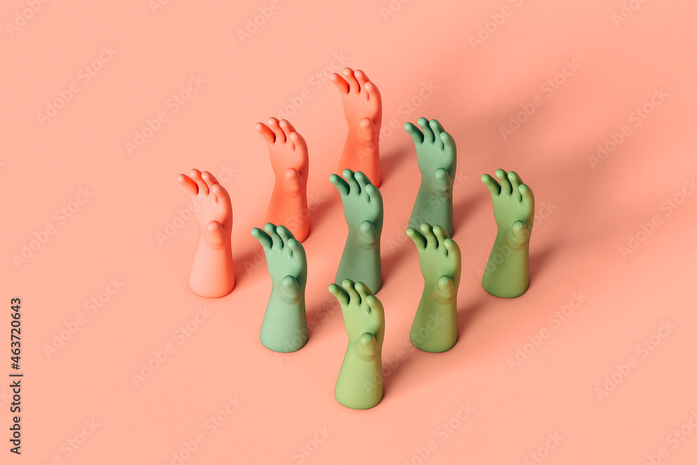 3D hands Stock Photo | Adobe Stock