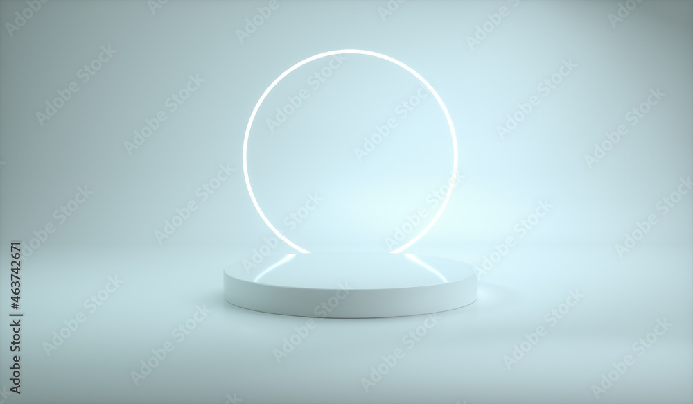 3d rendering podium platform Stock Photo | Adobe Stock