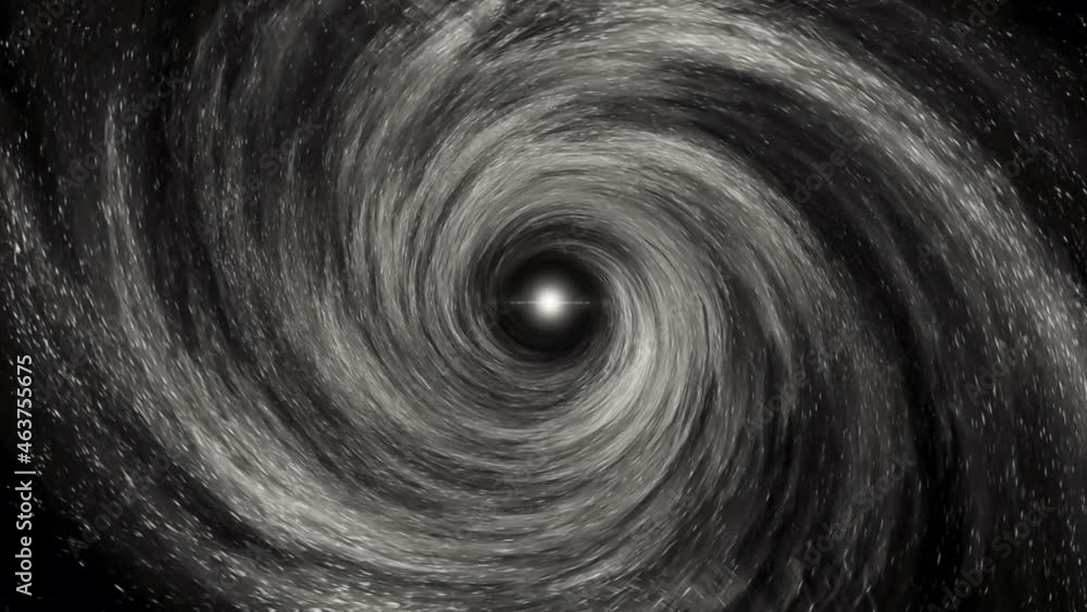 Stockvideon Super massive black hole rotation Loop . 4K Rotating black ...