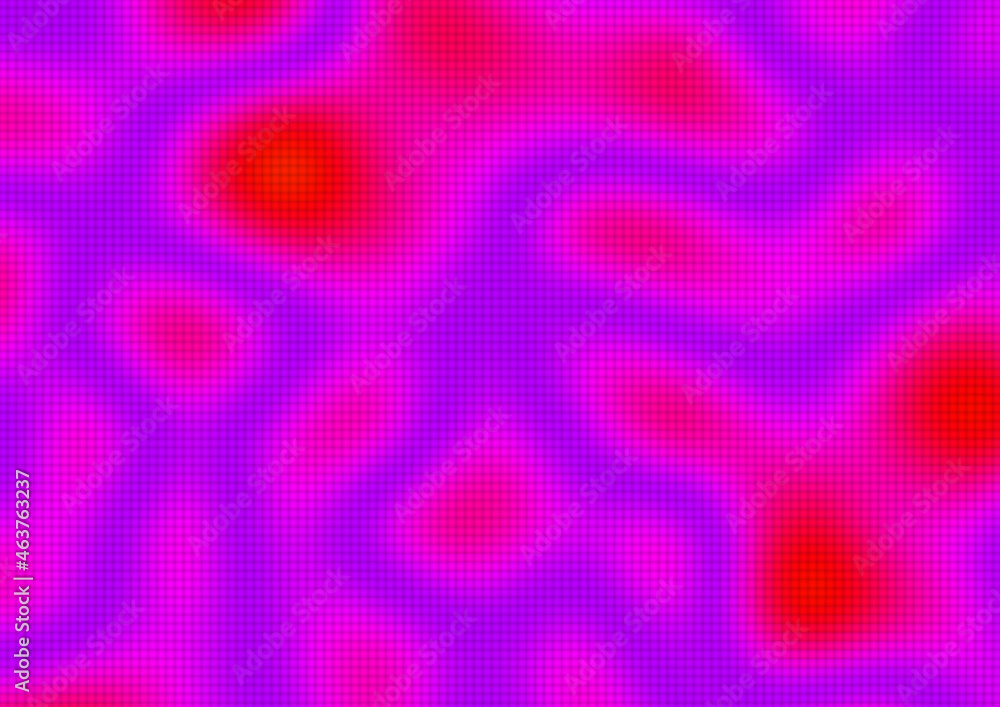 Red, blue and purple thermography or heat map background Stock ...