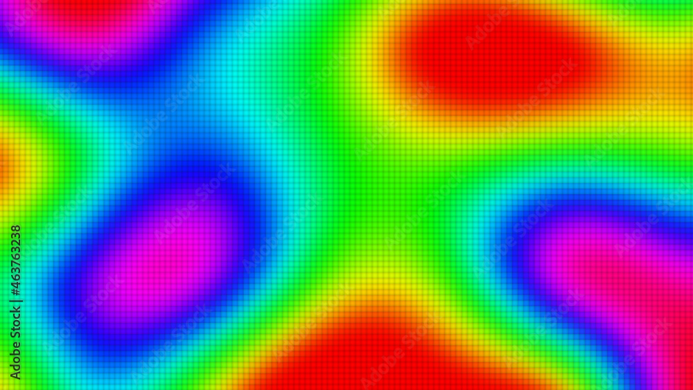 Colorful thermography or heat map background Stock Illustration | Adobe ...