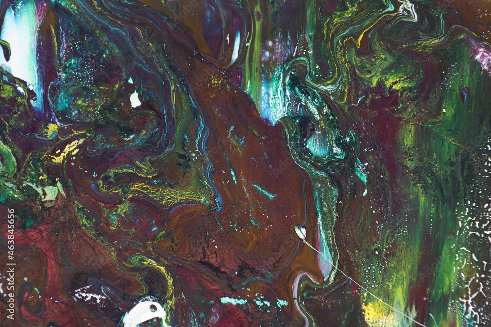 Liquid marble paint background. Liquid painting abstract texture. A ...