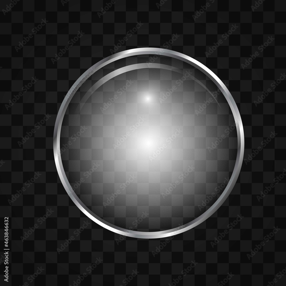 Vector realistic lens isolated on transparent background Stock Vector ...